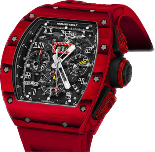 Richard Mille Chronograph Flaming Red TPT Quartz 50mm Openworked - RM1 ...